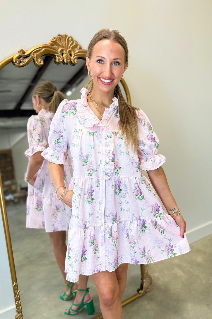 Hydrangea Bouquet Dress Pink – Expectations Too