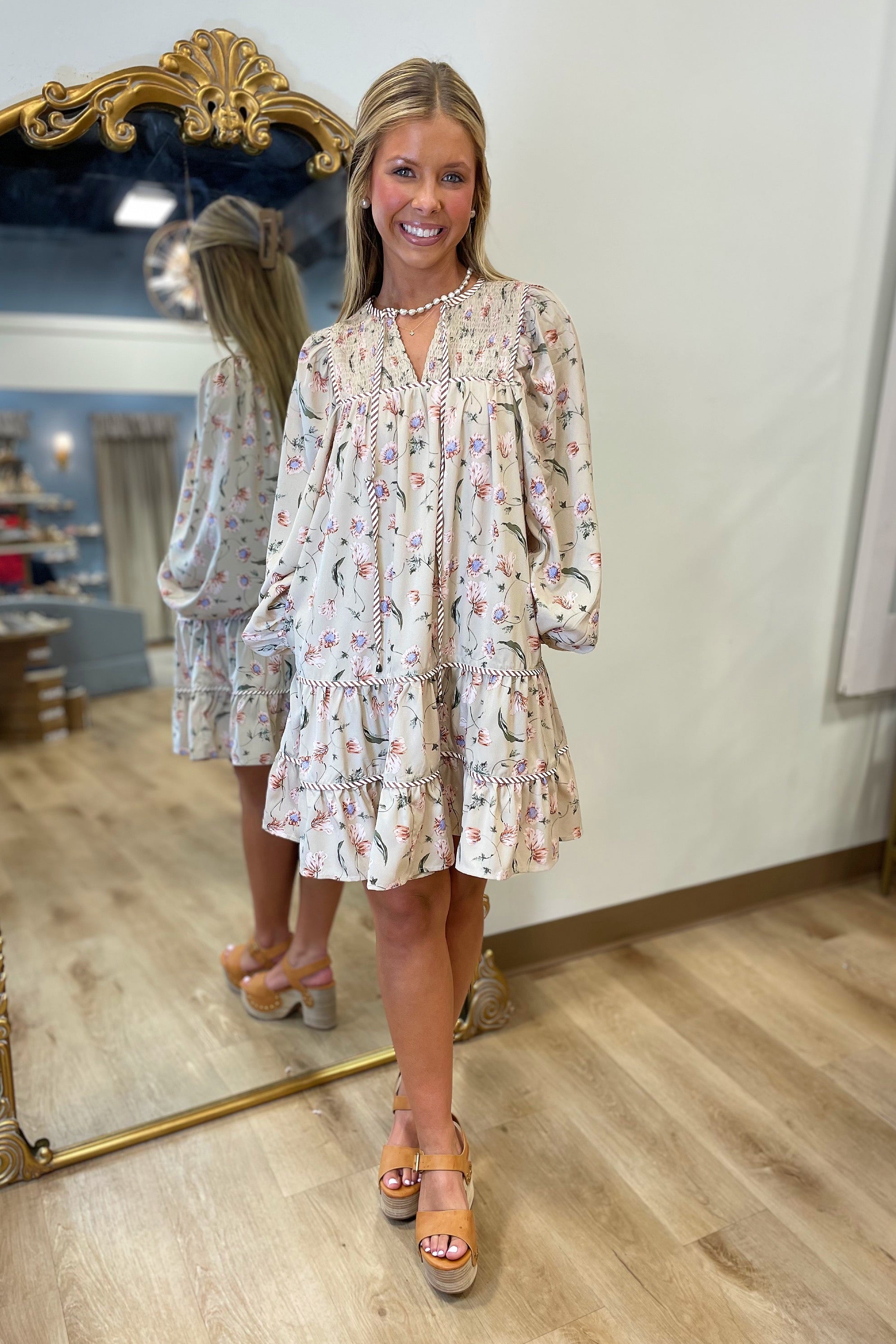 Wildwood Walk Dress Ecru – Expectations Too